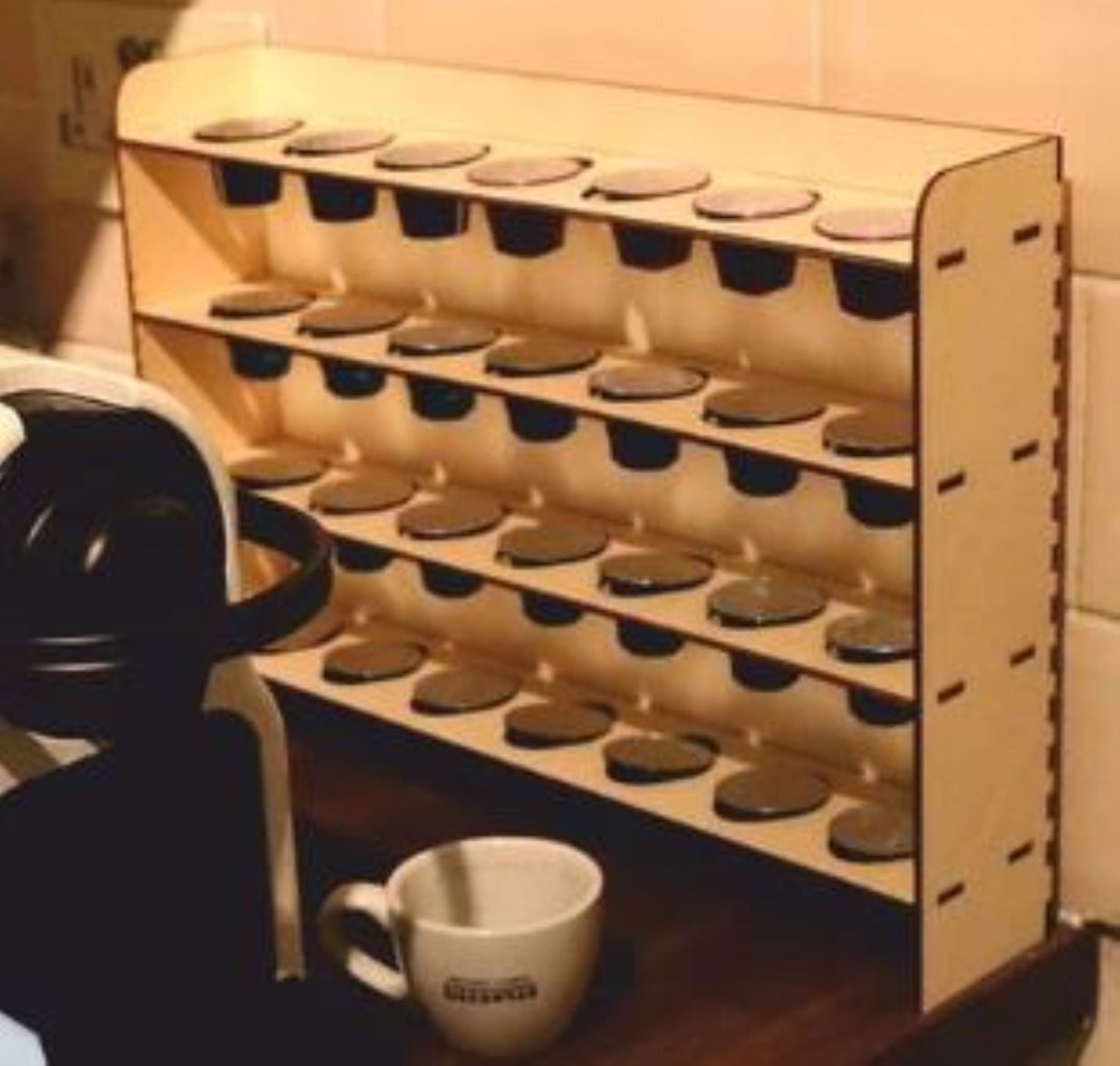 Coffee Pod Holder. Laser-cut Vector Svg, Dxf, Cnc Ai Patterns, Laser ...