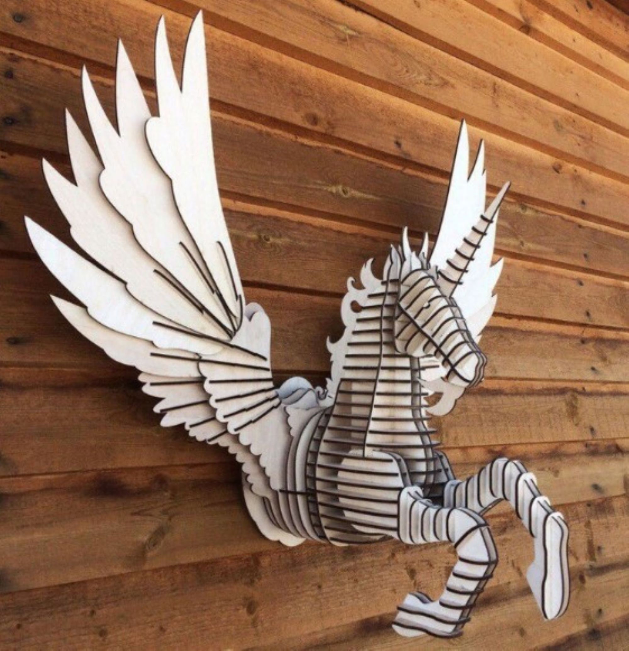 Pegasus. Laser Cut File Svg, Dxf, Laser Cut Wood Cnc Router Files, Cnc ...