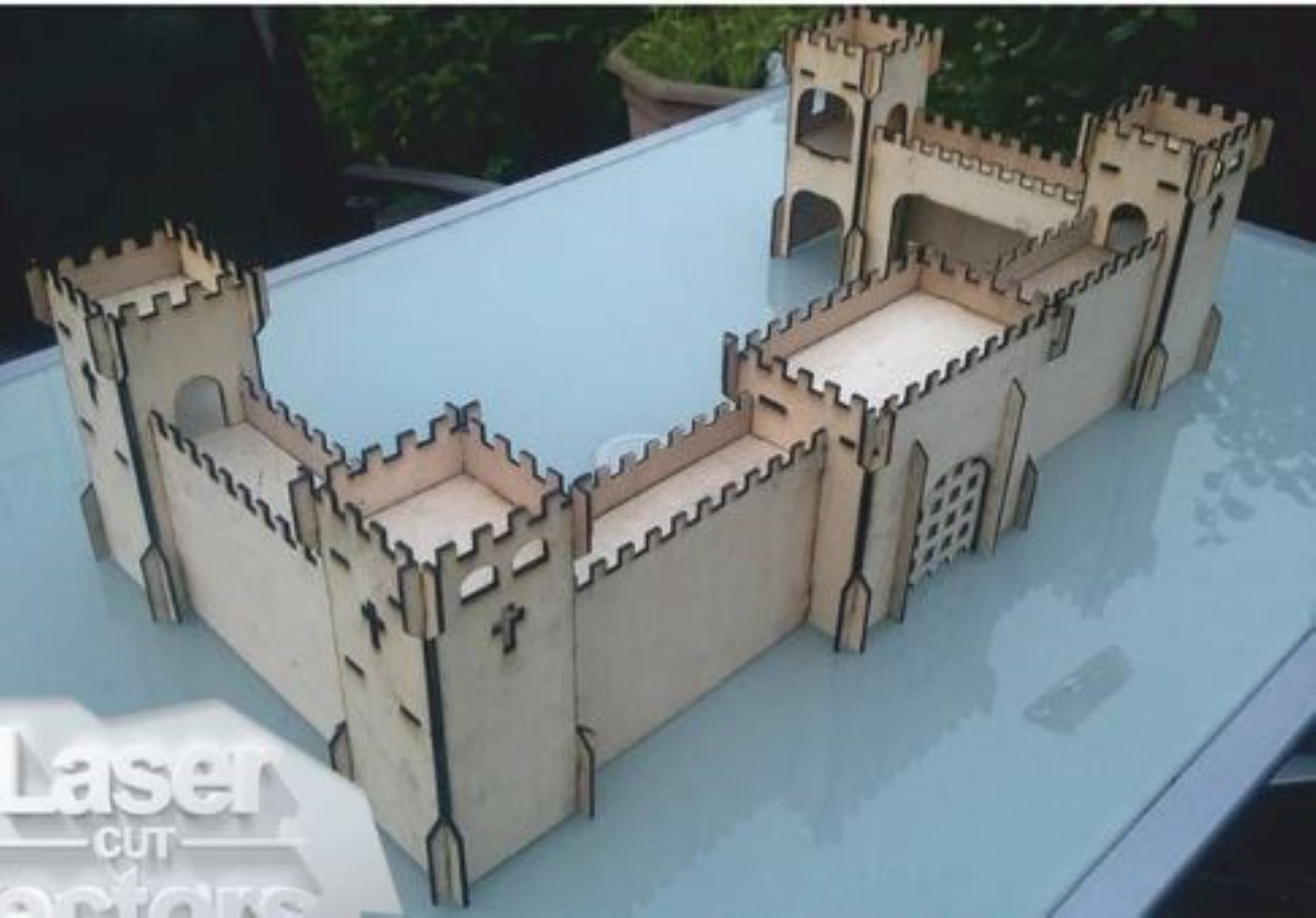 Castle. Laser Cut File Svg Dxf Cdr EPS and AI Wooden - Etsy Australia