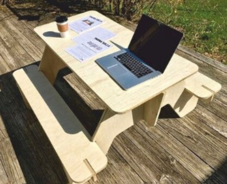 Picnic Table. Laser Cut Files Svg Dxf, Lasercut, Laser Cut Template ...