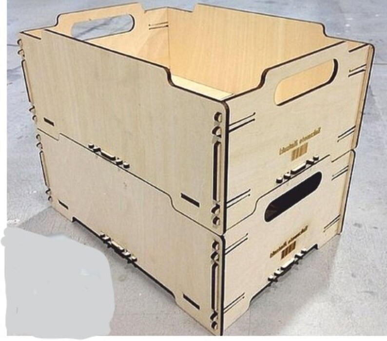 Stacking Box. Laser Cut File Svg Dxf 3d Puzzle Laser Cut - Etsy