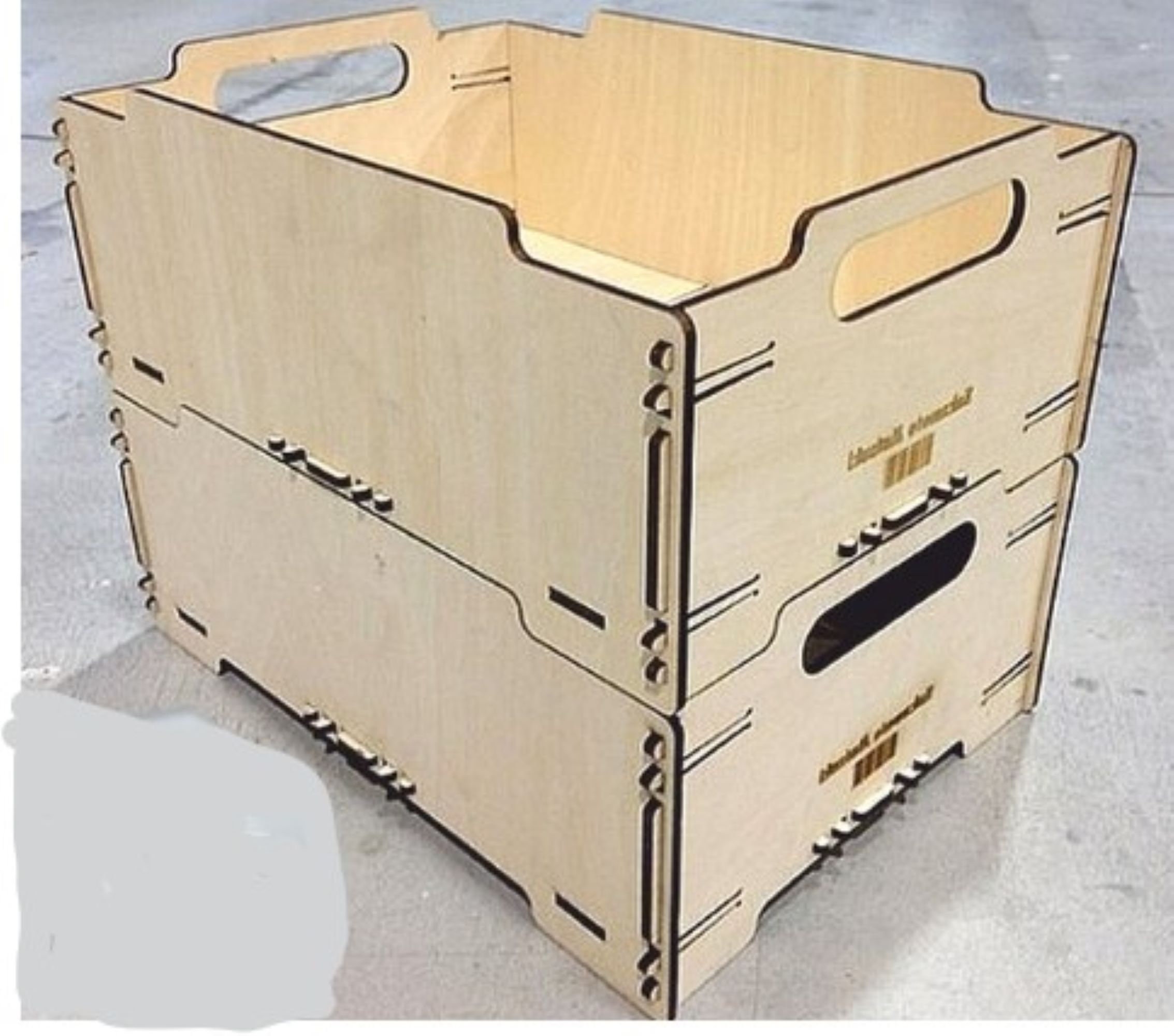 Stacking Box. Laser Cut File Svg Dxf 3d Puzzle Laser Cut - Etsy Australia