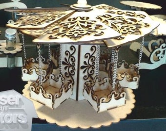 Carousel Laser Cut Files - Etsy