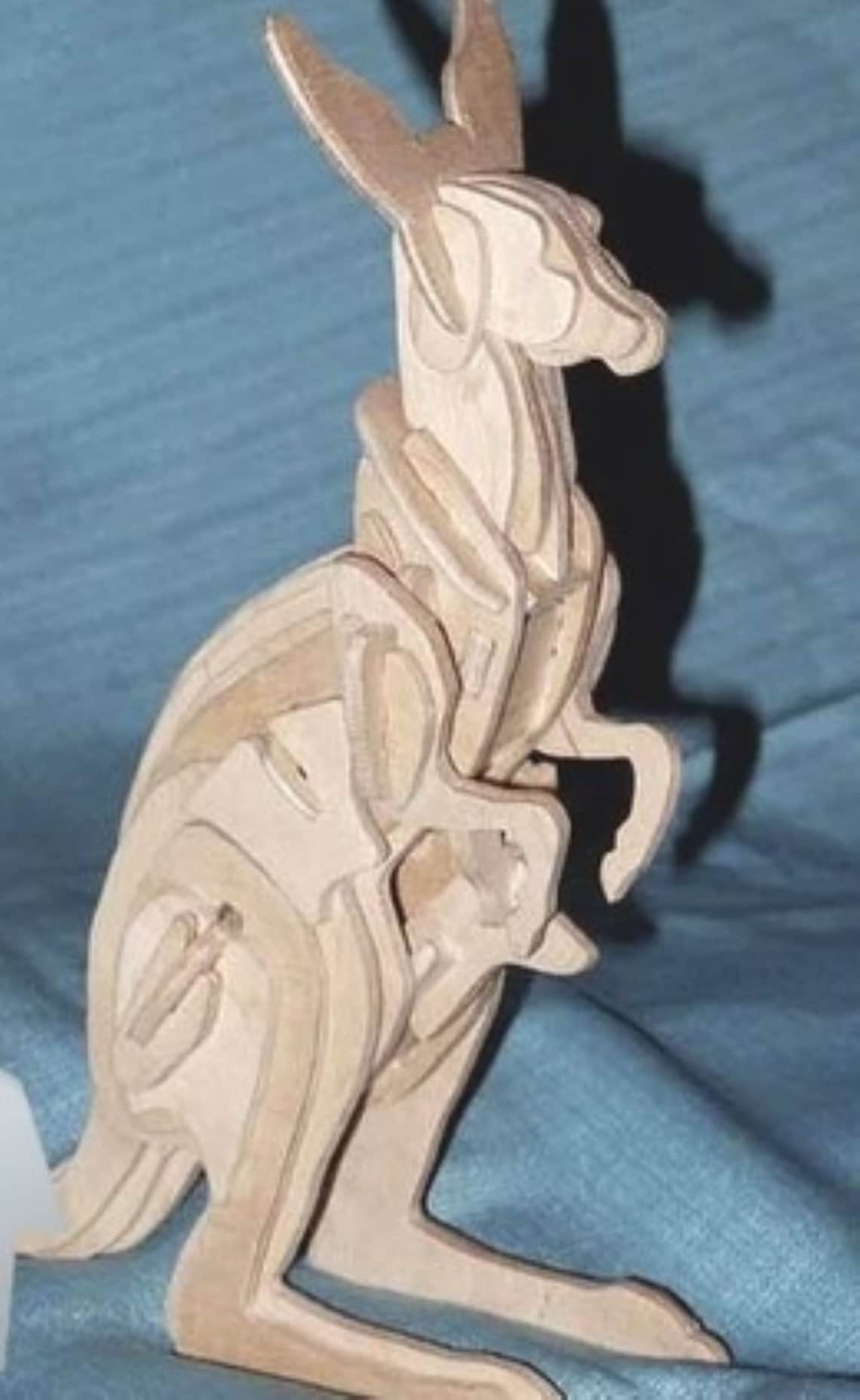 Kangaroo. Vector Model DXF SVG CDR Eps Ai Laser Cut File Plan - Etsy UK