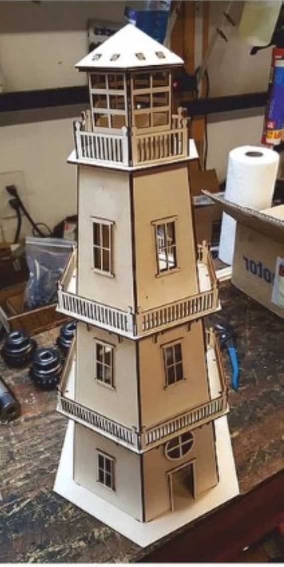 Lighthouse. Vector Model Svg Dxf Ai Laser Cut Wood Cnc - Etsy