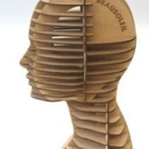 The Human Head. Laser Cut Vector Svg, Dxf, Cnc Router Files, Cnc Plans ...