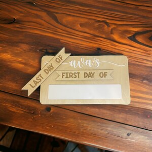 Back to School Sign, First Day / Last Day of School Sign ...