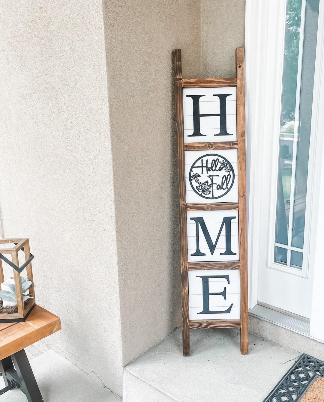 Interchangeable Porch Ladder, Porch Leaner, Large Porch Sign, Outdoor ...