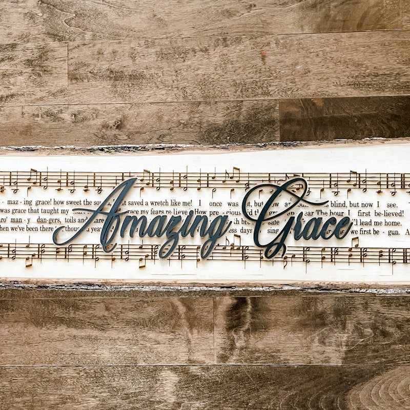 Amazing Grace Art - Etsy