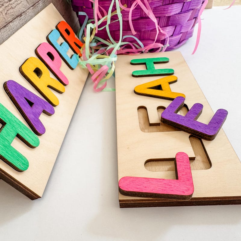 Name Puzzle - Etsy