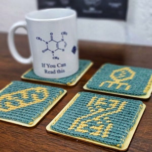 Science Coasters Biology Gift for STEM Teachers Science Students ...