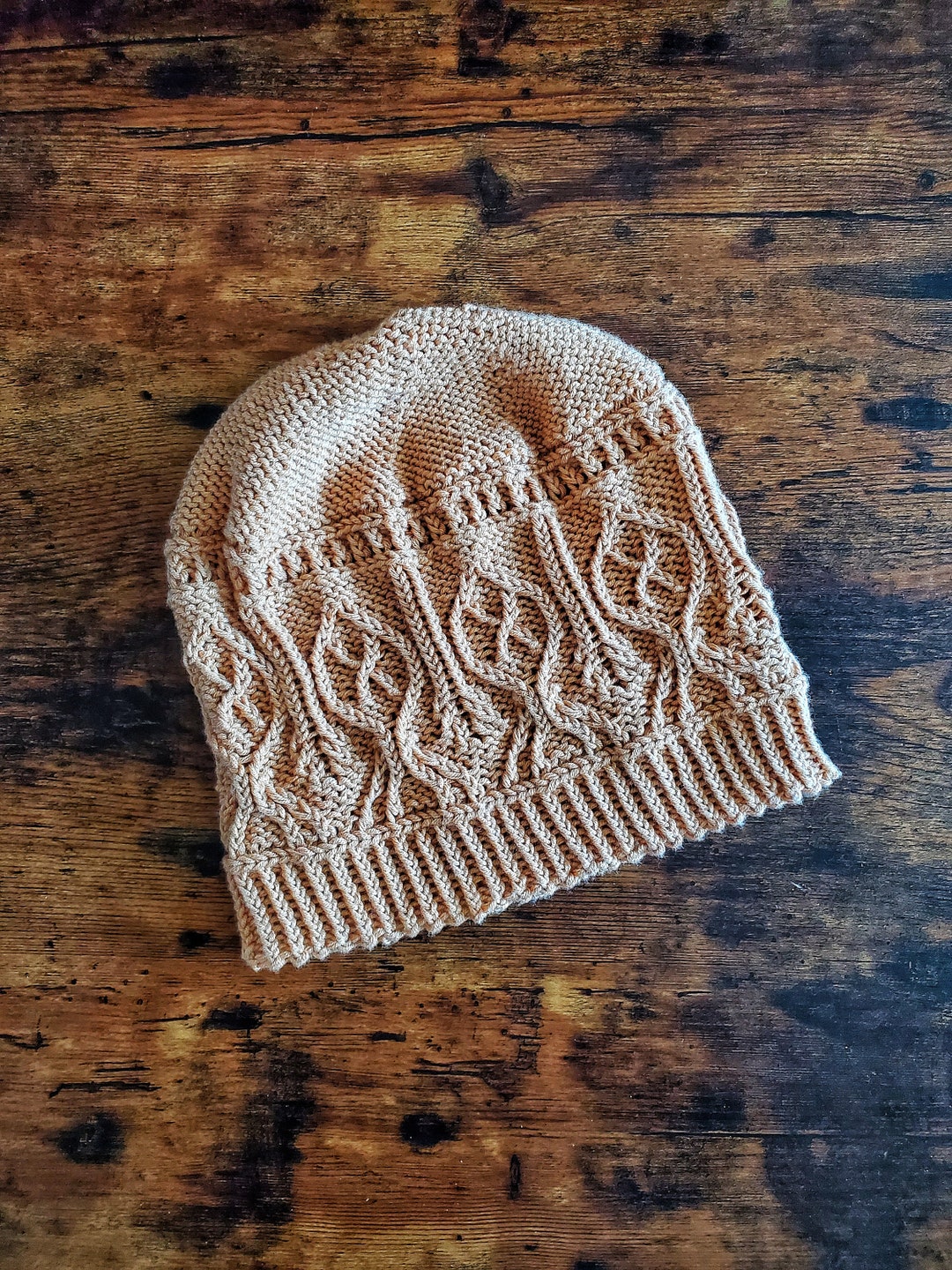 Viral Hat Knitting Pattern, Science-themed Hat, Biology-themed Hat ...