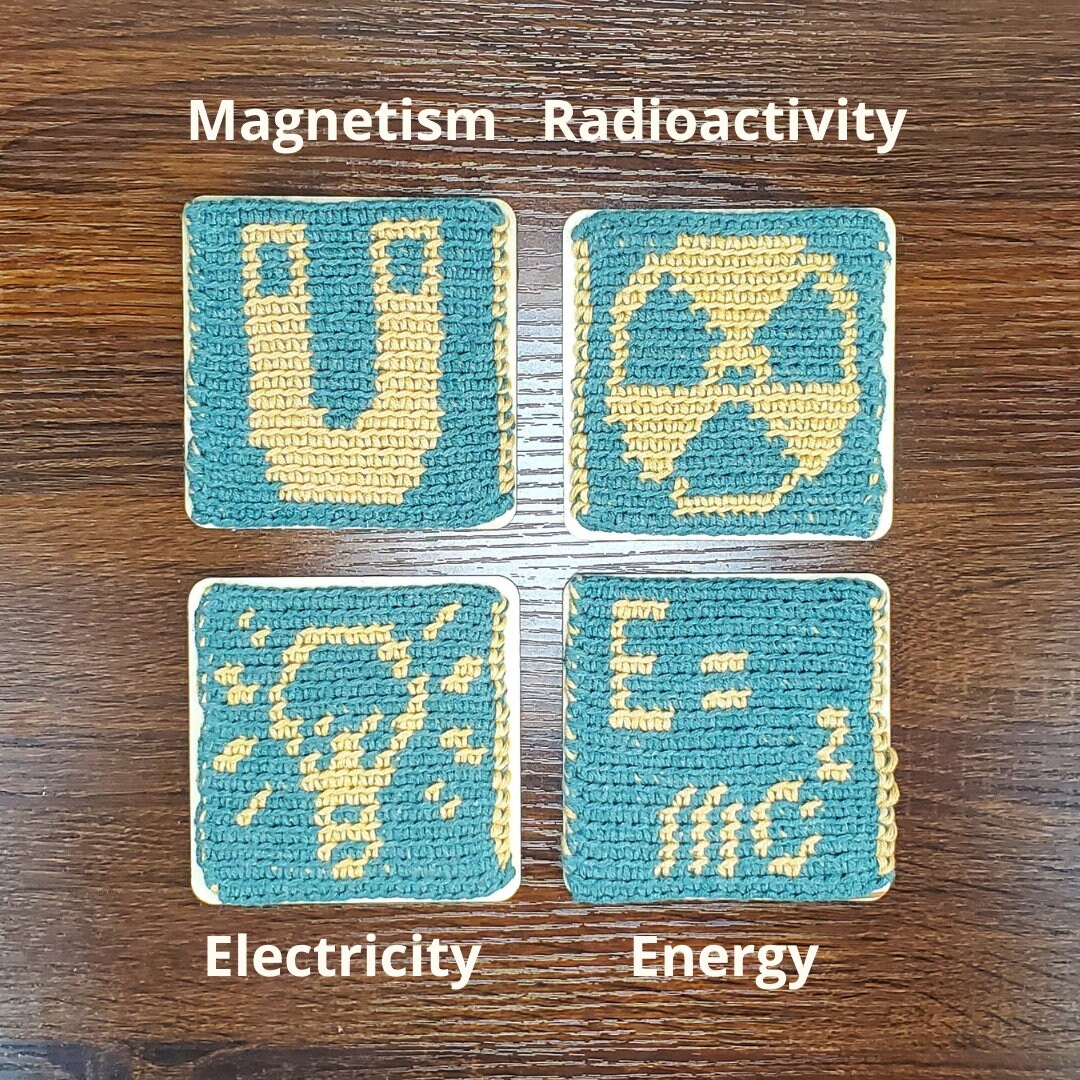 Science Coasters Physics Gift for STEM Teachers Science Students ...