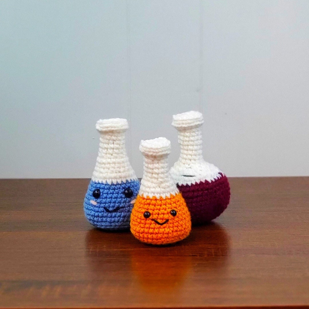Educational Toy Set Chemistry Flask Science Toy Gift for Kids Plushie ...