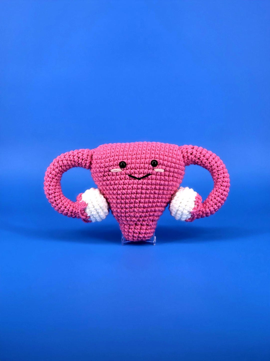 Crochet Uterus Plush Pink Anatomy Toy Educational Medical Prop Gift ...