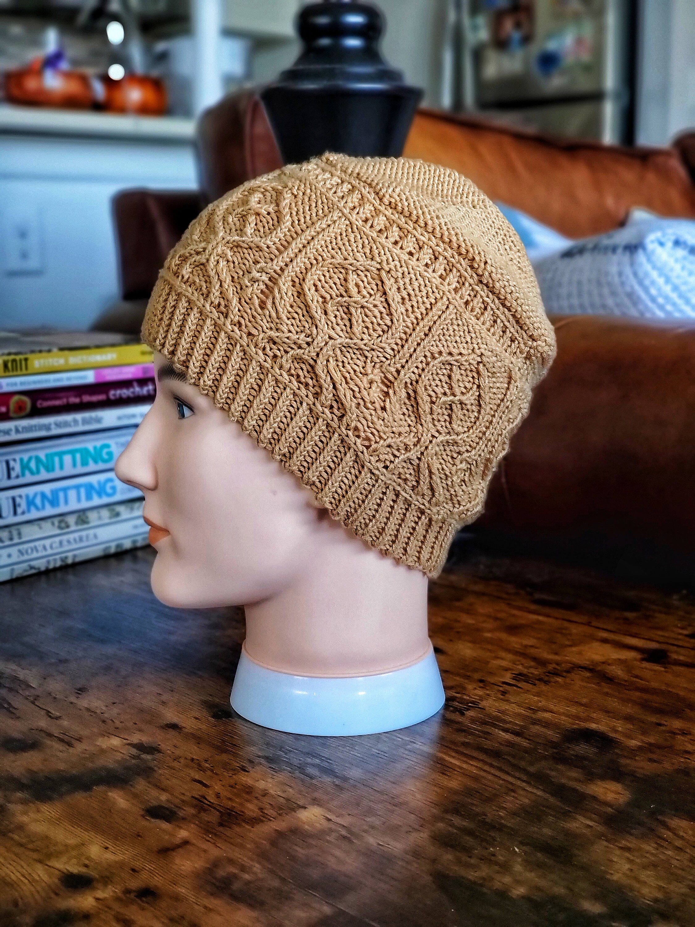 Viral Hat Knitting Pattern, Science-themed Hat, Biology-themed Hat ...