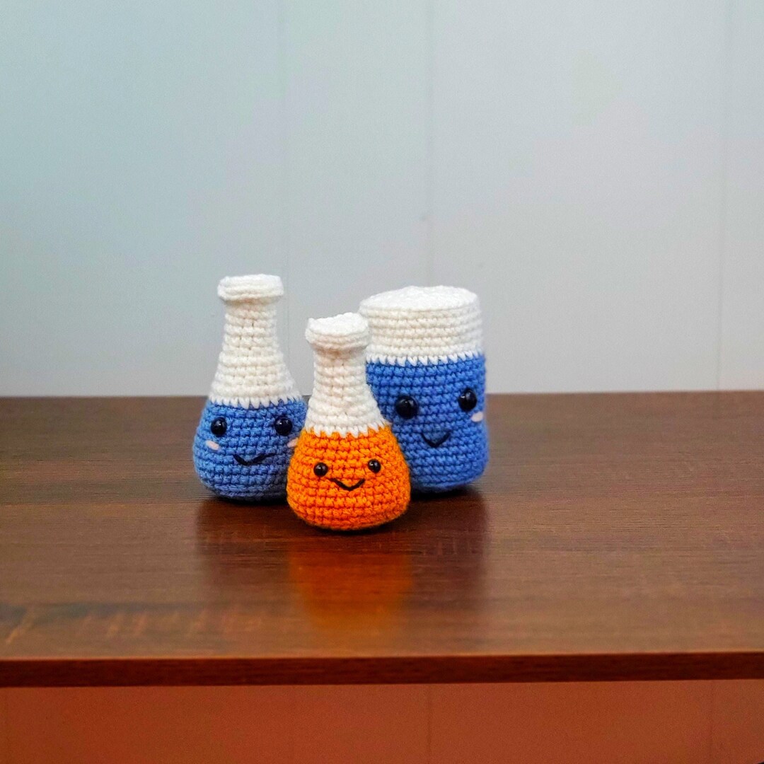 Educational Toy Set Chemistry Flask Science Toy Gift for Kids Plushie ...