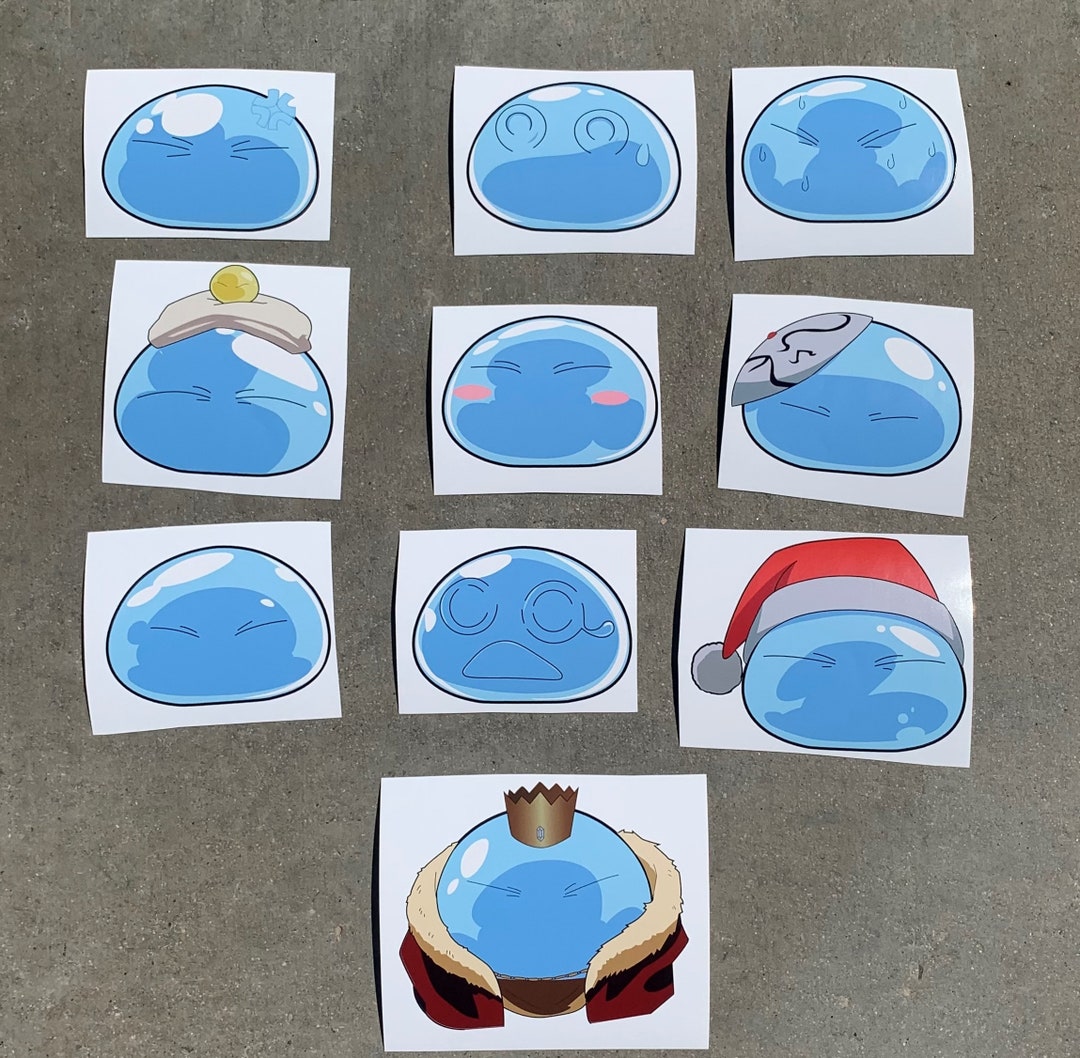 Slime Series Ranga Decal Inspired Weatherproof Sticker TTIGRAAS - Etsy