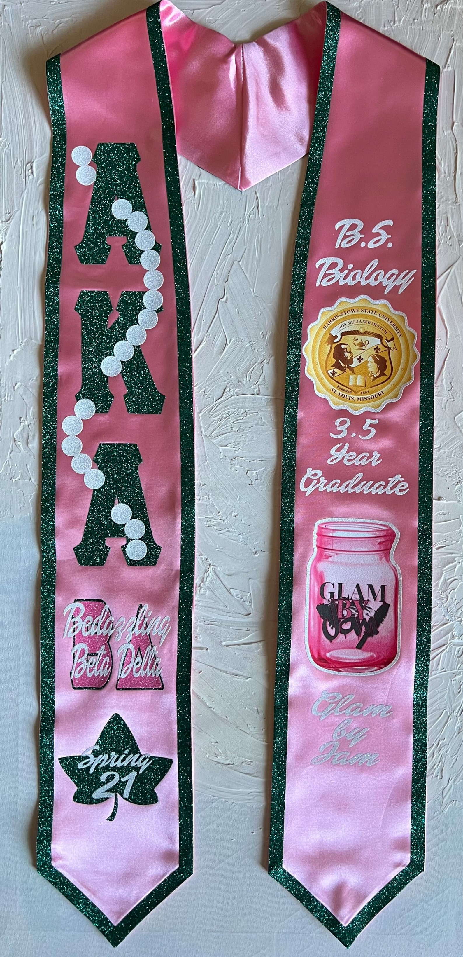 Custom Graduation Stole | Graduation Stole - Fully Customizable ...