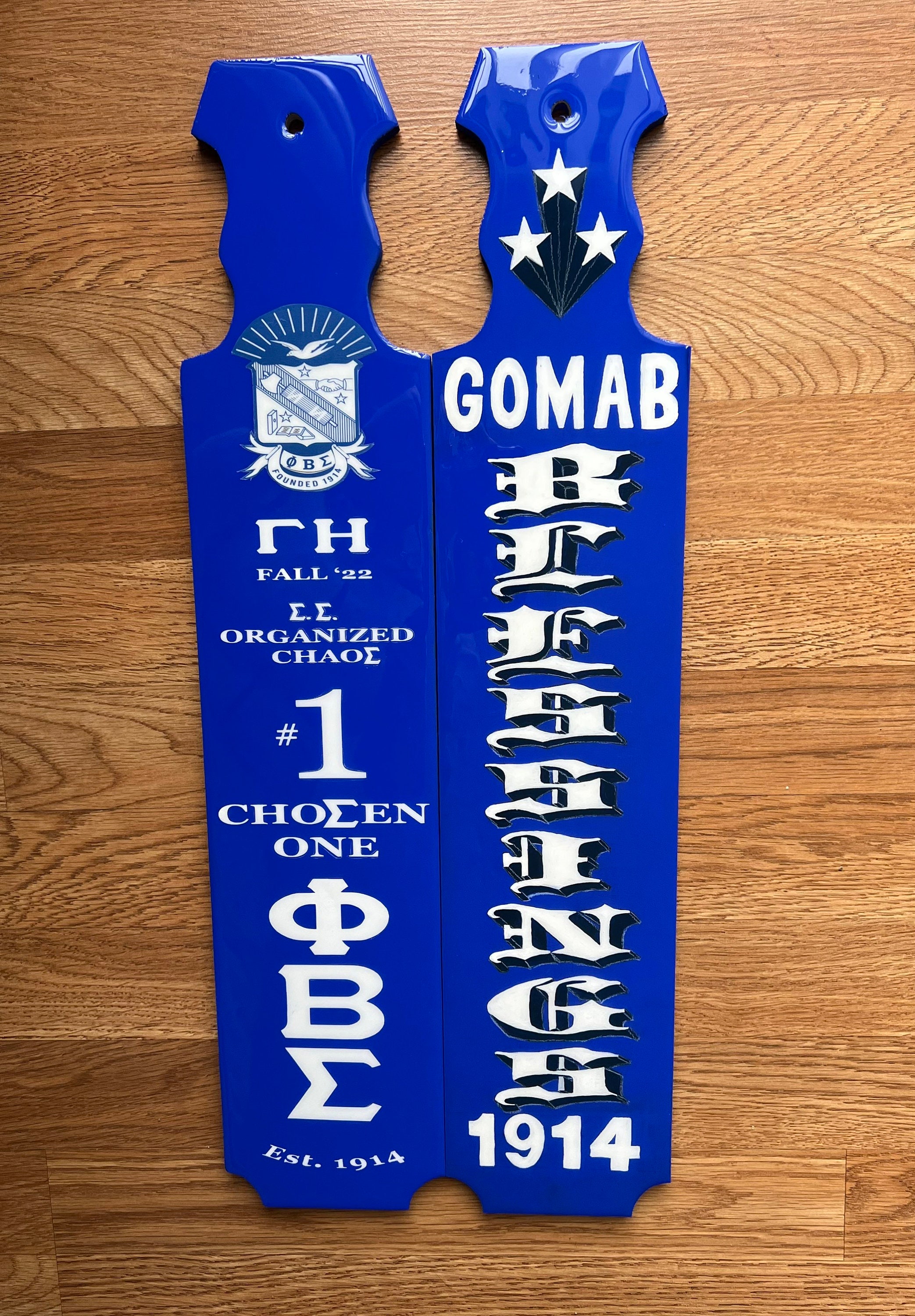 Custom Sorority Paddle Custom Fraternity Paddle Custom Greek Paddle ...