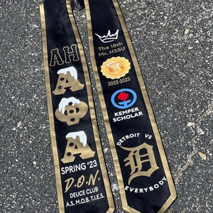 Custom Graduation Stole | Graduation Stole - Fully Customizable ...