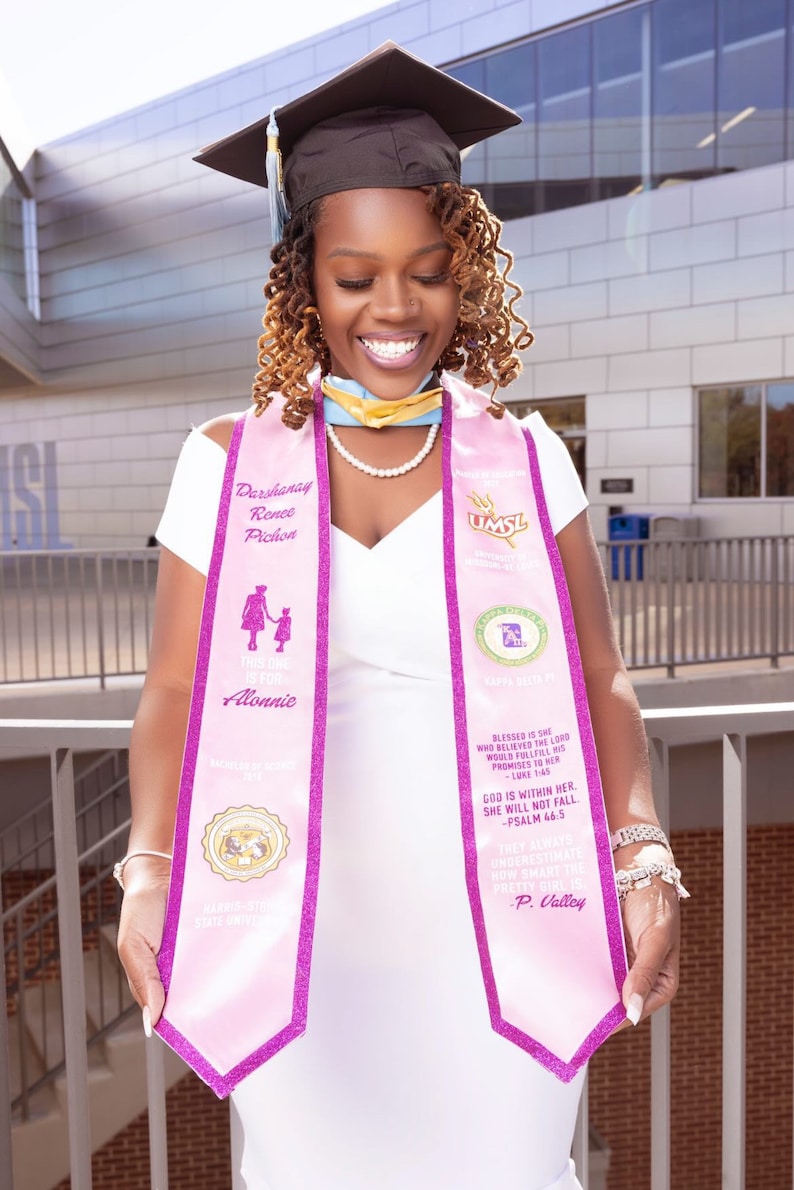 Custom Graduation Stole | Graduation Stole - Fully Customizable ...