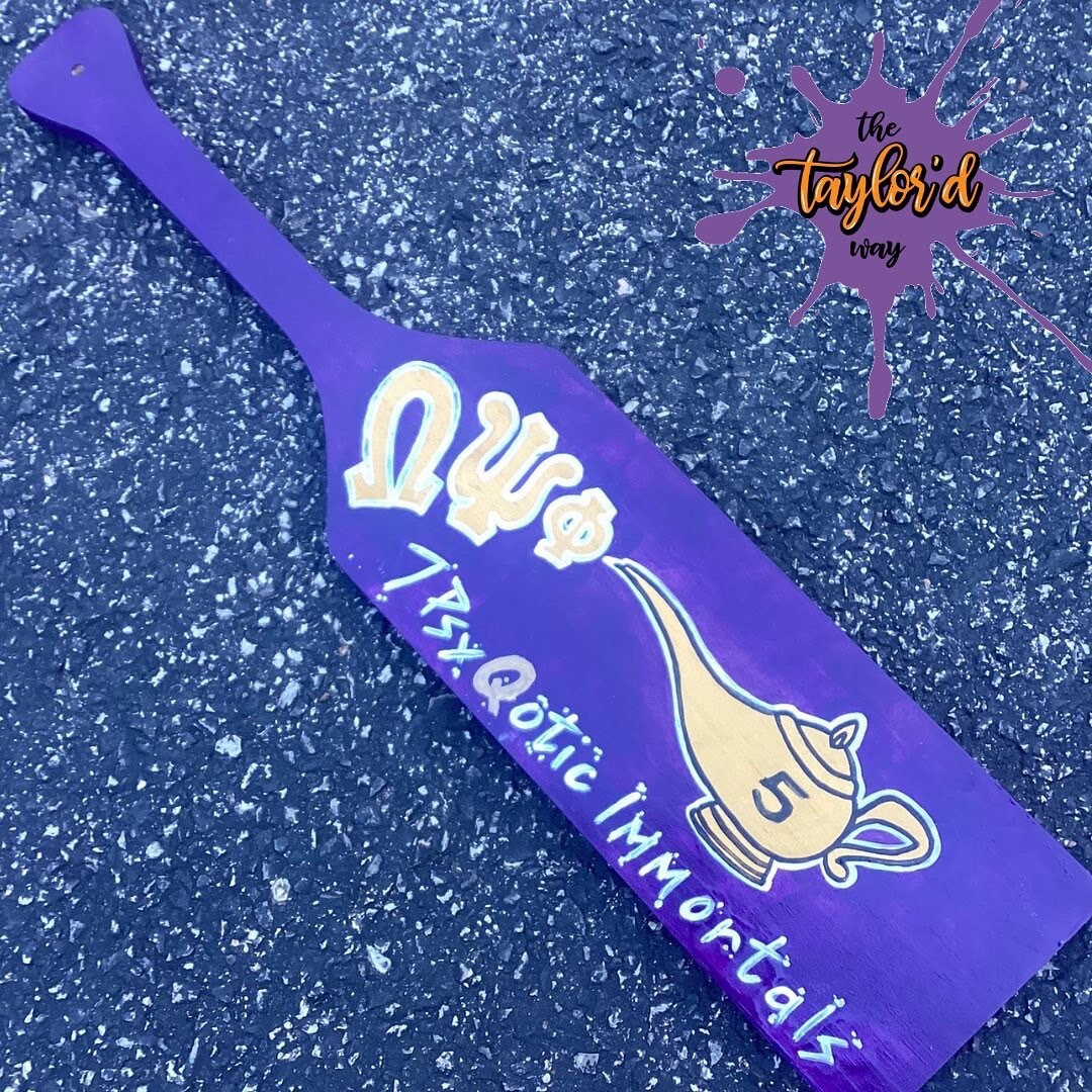 Custom Sorority Paddle Custom Fraternity Paddle Custom Greek Paddle ...