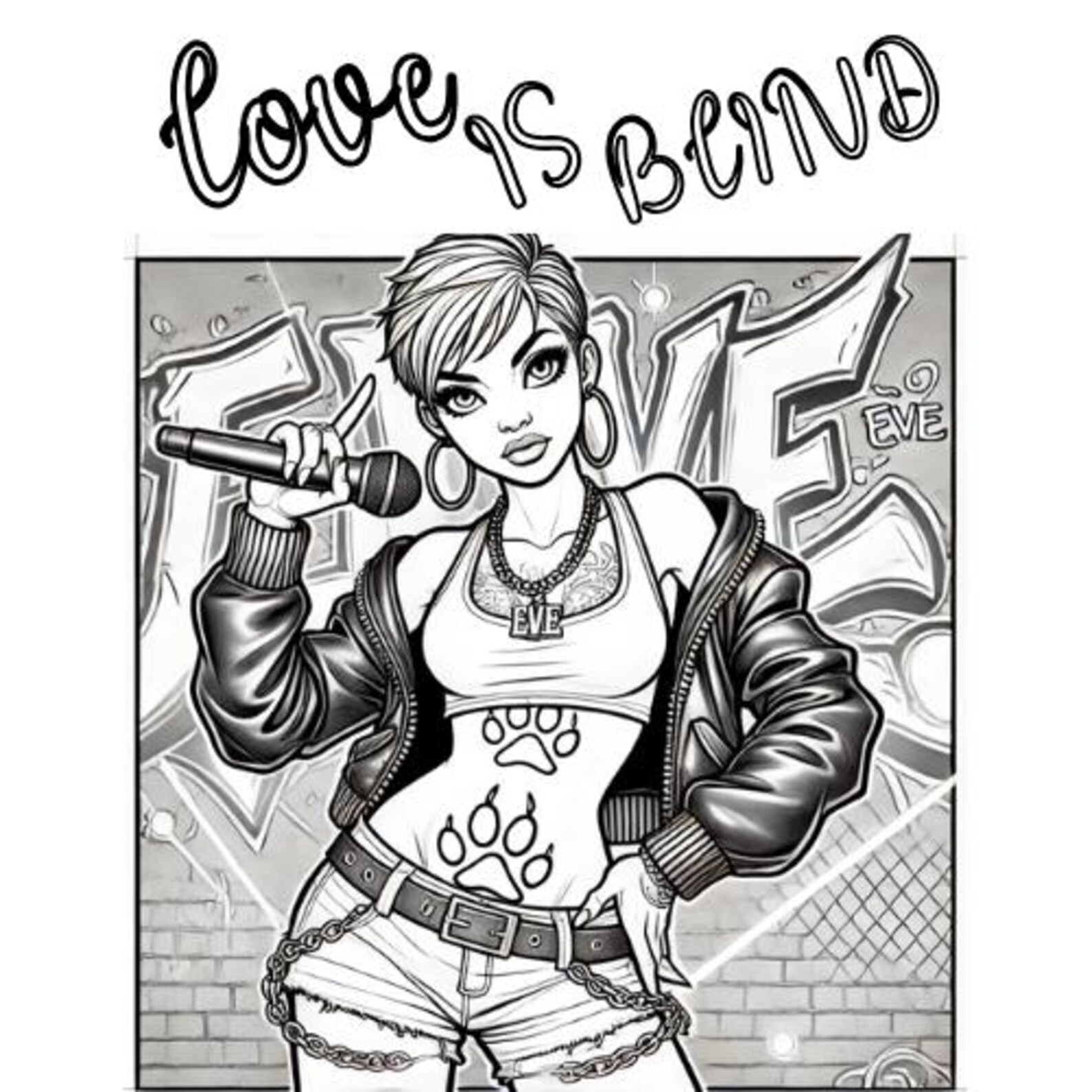 Ladies First Female Hip Hop Coloring Sheets, Female Hip Hop Rappers ...