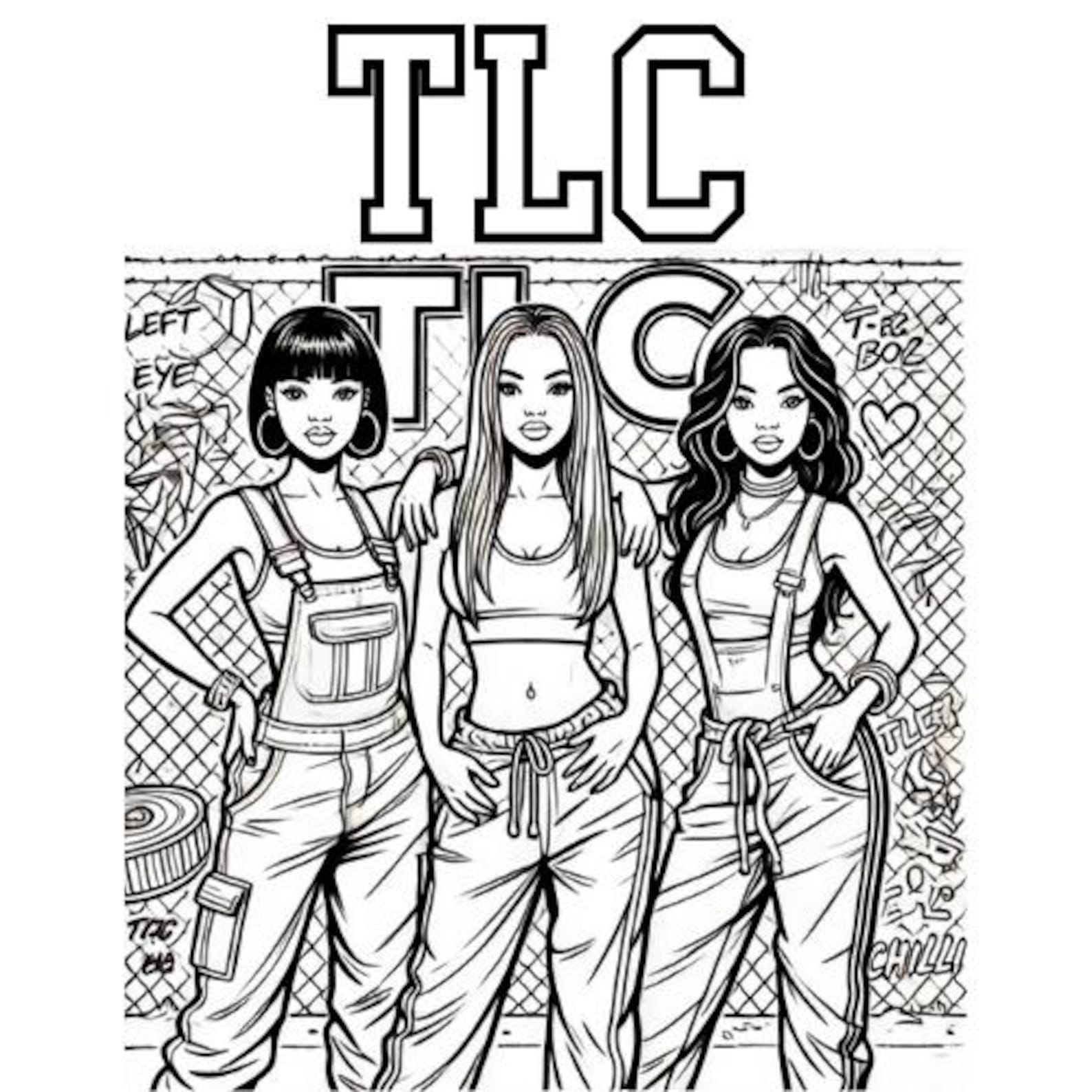 Ladies First Female Hip Hop Coloring Sheets, Female Hip Hop Rappers ...