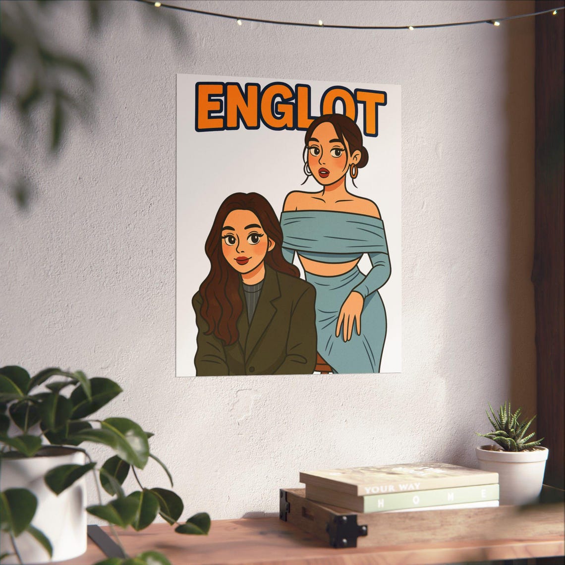 Englot Thai GL Couple Poster: Engfa Waraha & Charlotte Austin Matte ...