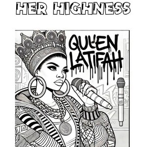 Ladies First Female Hip Hop Coloring Sheets, Female Hip Hop Rappers ...