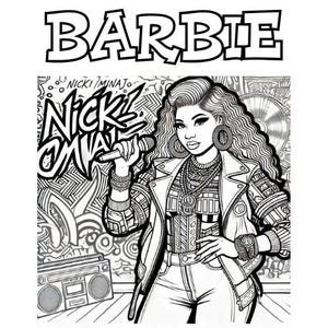 Ladies First Female Hip Hop Coloring Sheets, Female Hip Hop Rappers ...