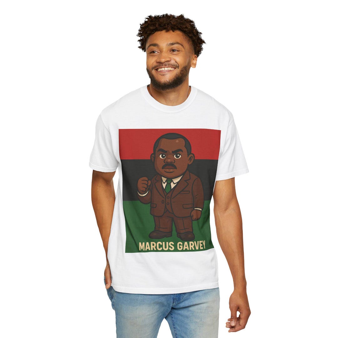 Marcus Garvey Pan African T-shirt: Black History Art, RBG Flag - Etsy
