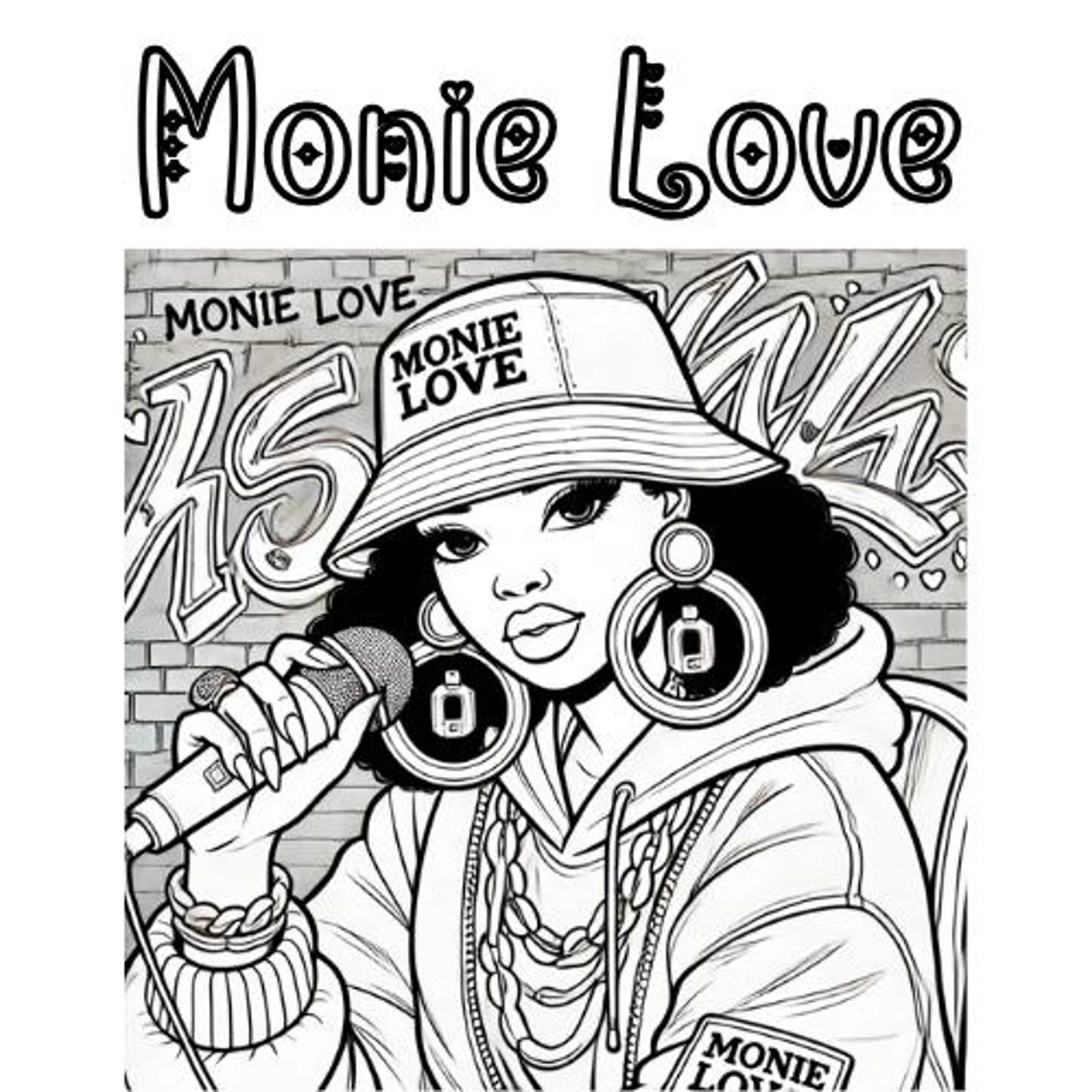 Ladies First Female Hip Hop Coloring Sheets, Female Hip Hop Rappers ...