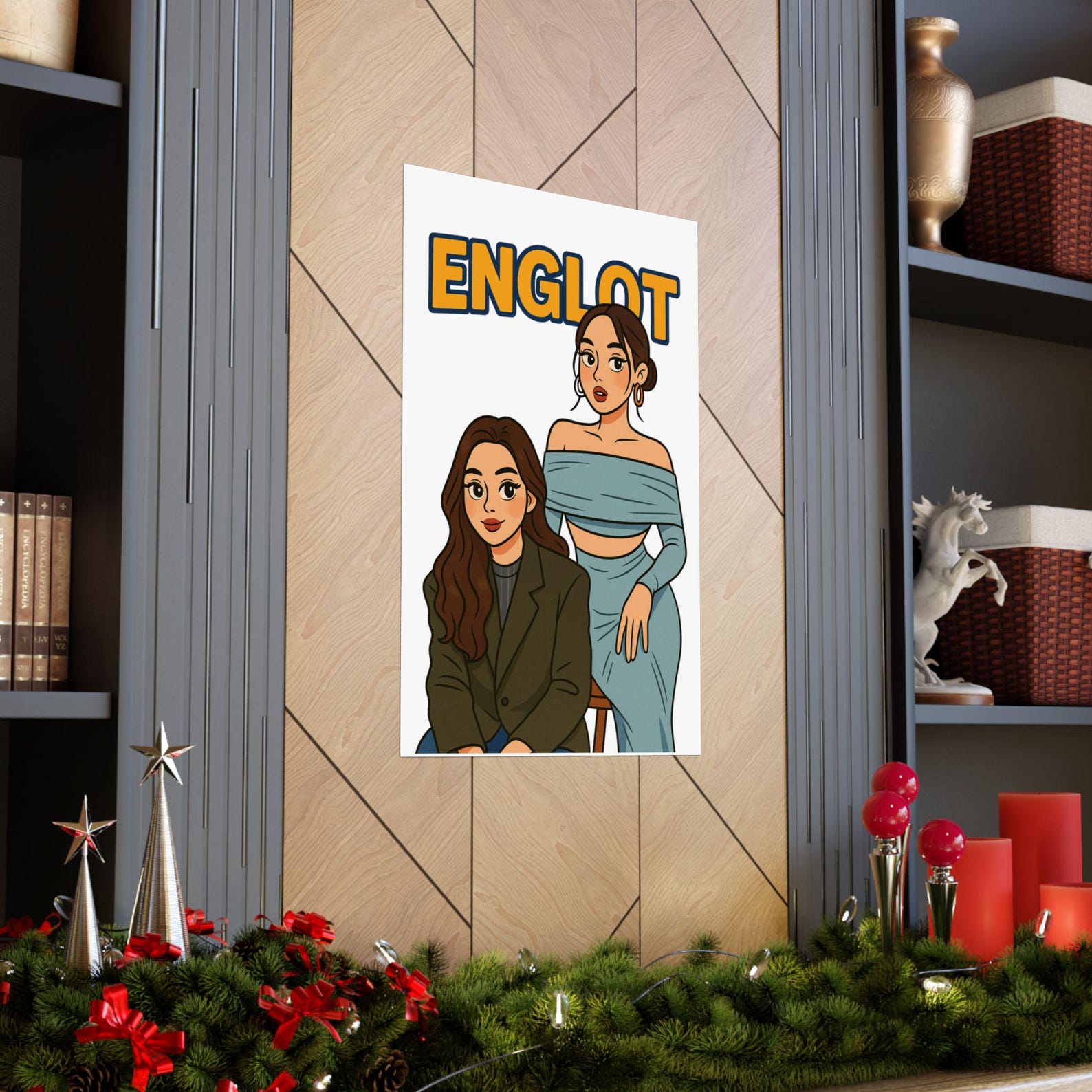 Englot Thai GL Couple Poster: Engfa Waraha & Charlotte Austin Matte ...