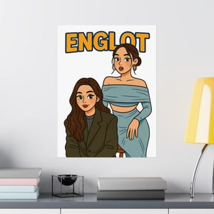 Englot Thai GL Couple Poster: Engfa Waraha & Charlotte Austin Matte ...