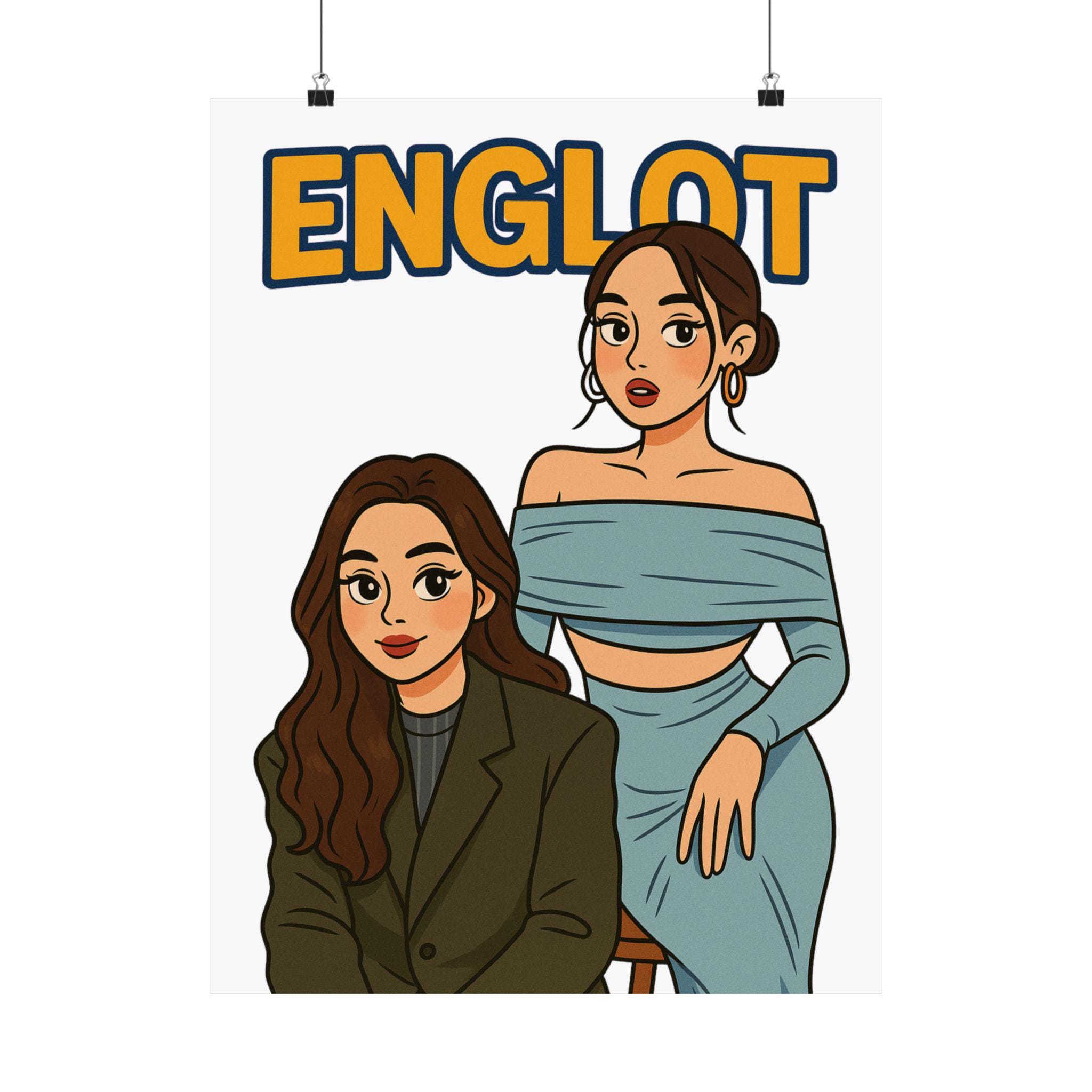 Englot Thai GL Couple Poster: Engfa Waraha & Charlotte Austin Matte ...