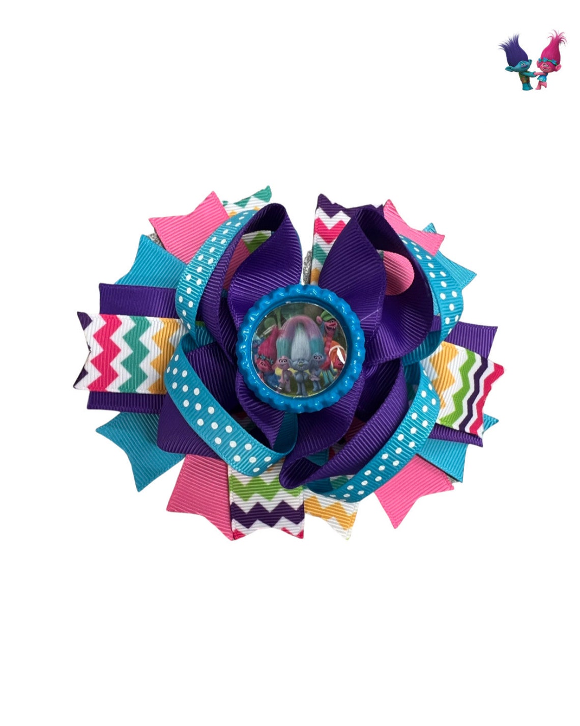 Trolls Hair Bow - Etsy