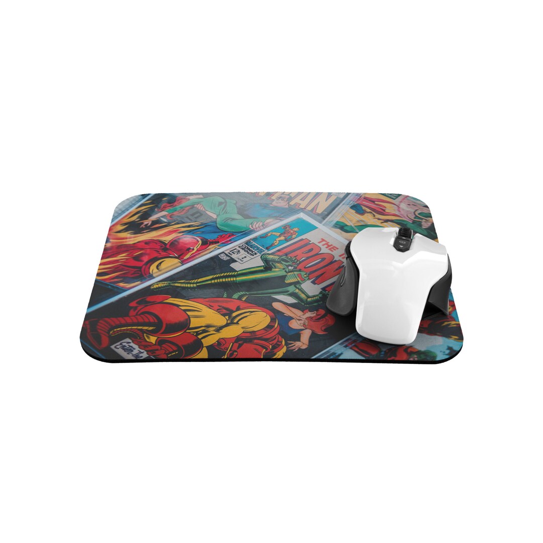 Iron Man Comic Mouse Pad - Etsy