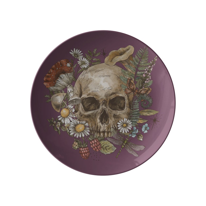 Skull Dinner Plates - Etsy