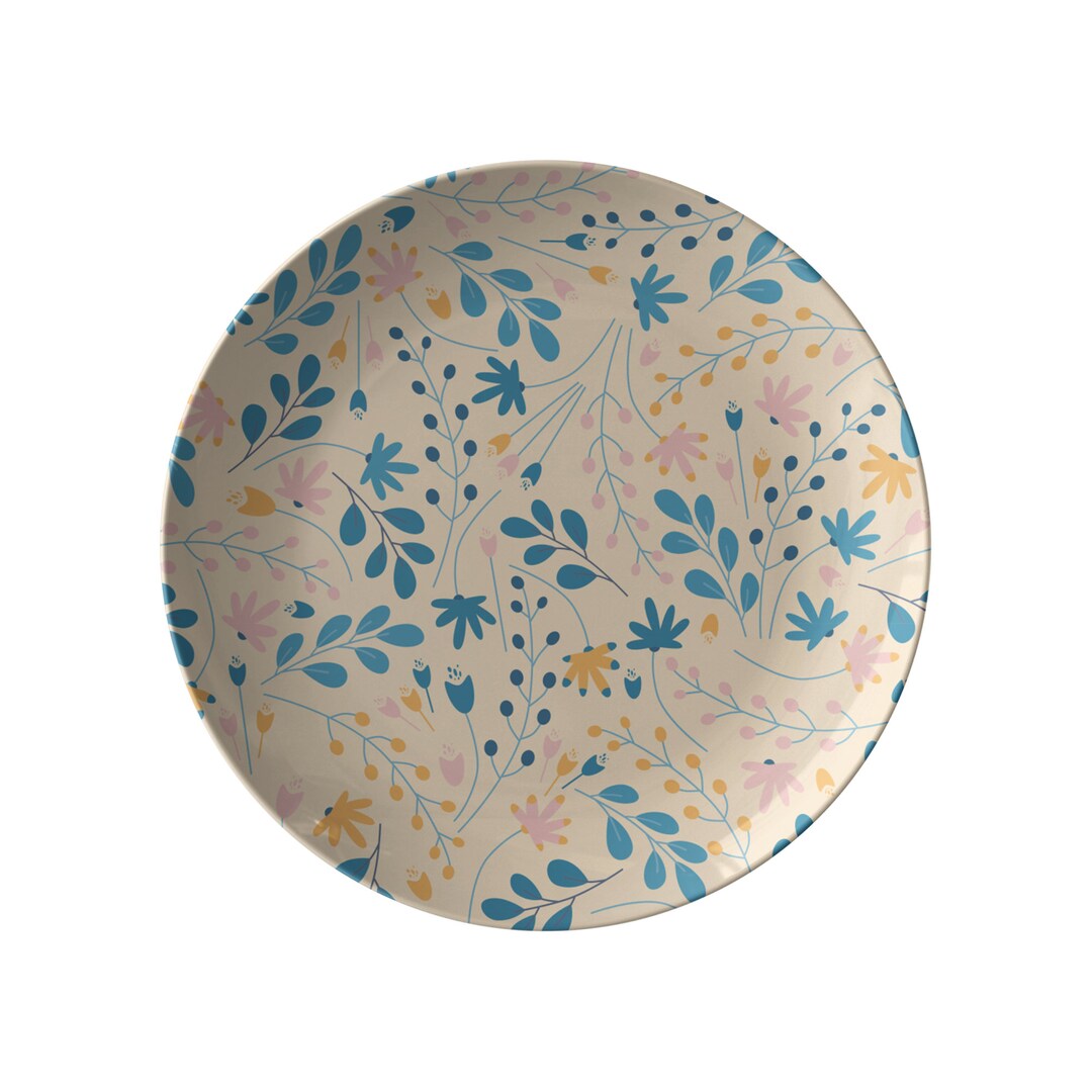 Cottage Core Pastel Plate - Etsy
