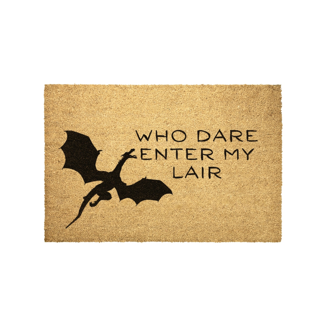 Dragon DND Welcome Mat - Etsy
