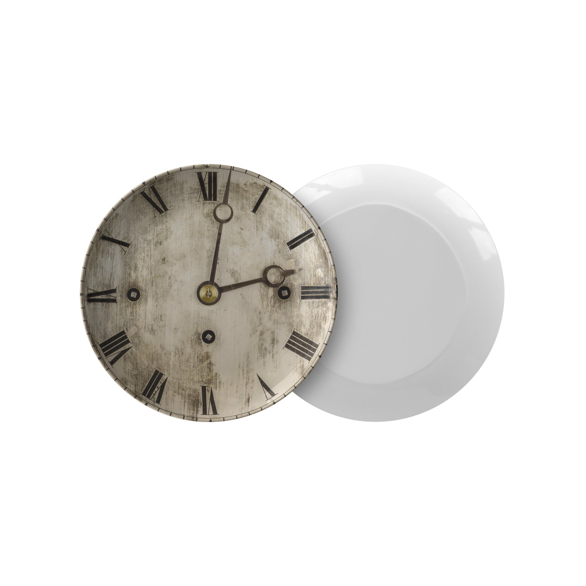 Vintage Clock Plate - Etsy