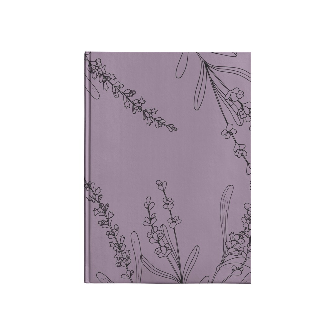 Lavender Notebook - Etsy