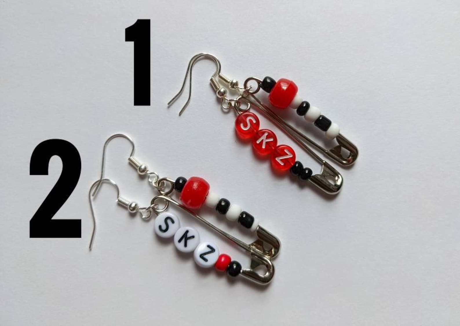 KPOP Safety Pin Earrings Bts Seventeen Blackpink Txt Exo Nct Stray Kids ...