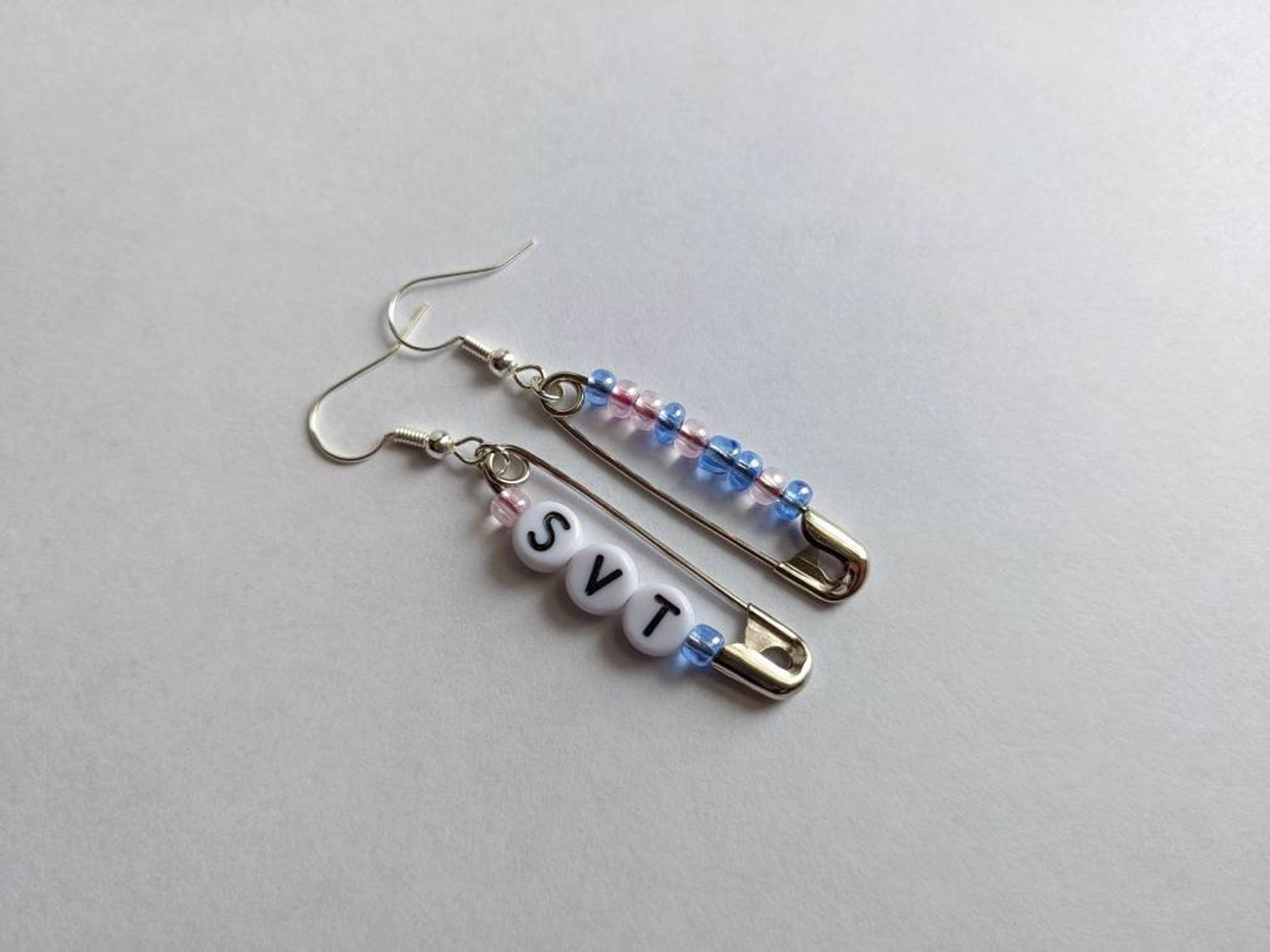 KPOP Safety Pin Earrings Bts Seventeen Blackpink Txt Exo Nct Stray Kids ...