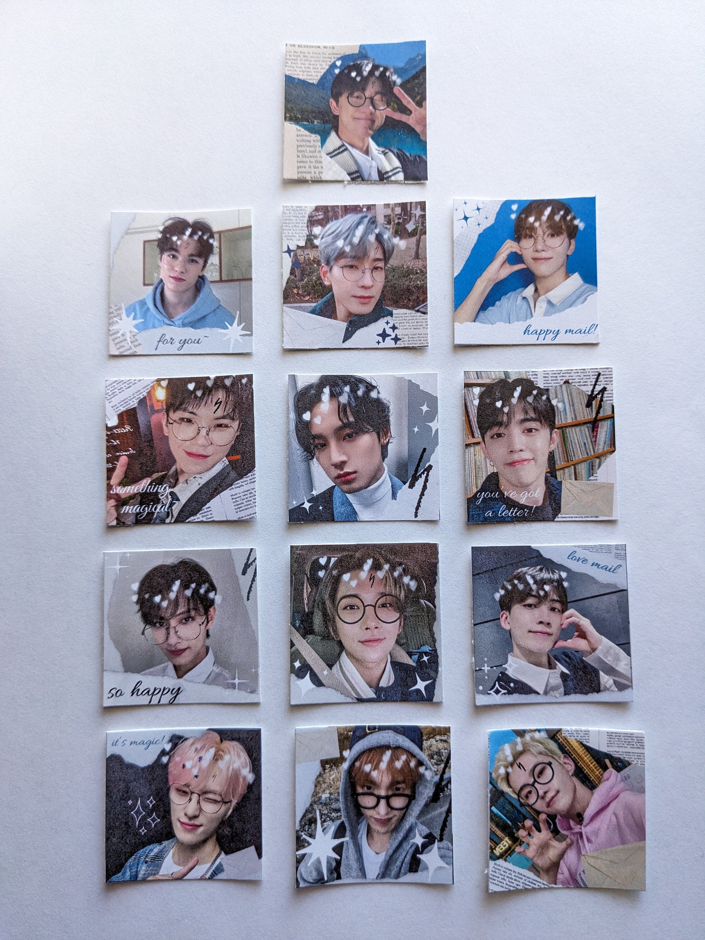 Seventeen Magical Mailing Stickers (pack of 26) - Etsy