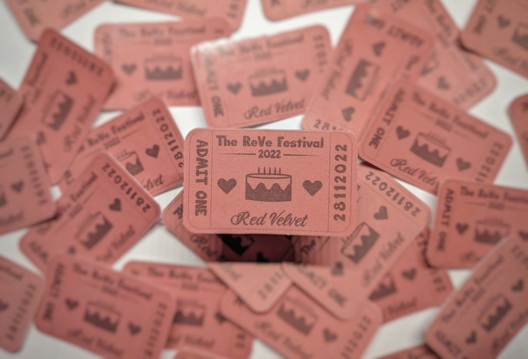 Red Velvet Reve Festival 2022 Raffle Ticket Sticker - Etsy