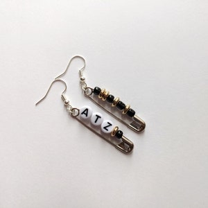 KPOP Safety Pin Earrings | Bts Seventeen Blackpink Txt Exo Nct Stray ...