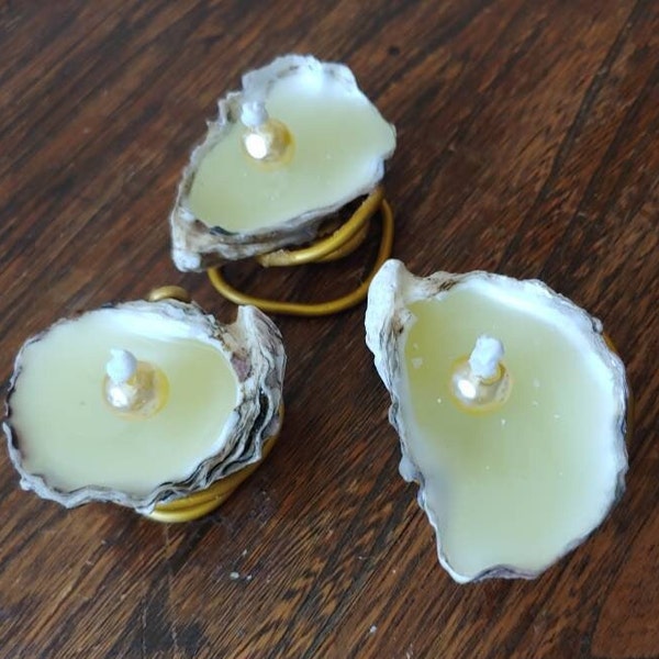 Oyster Shell Votive Candles - Etsy
